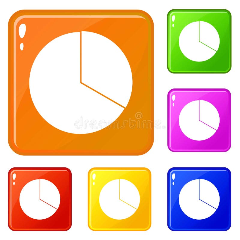 Infographic Chart Types Icons Set, Simple Style Stock Vector ...