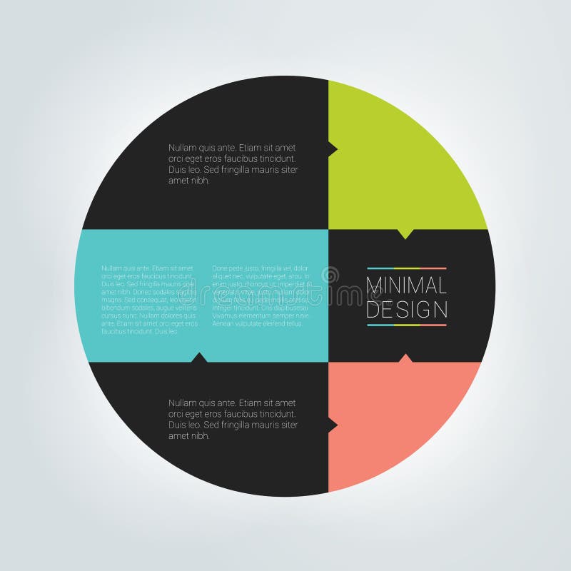 Circle Chart, Infographic, Round Template Stock Vector - Illustration ...