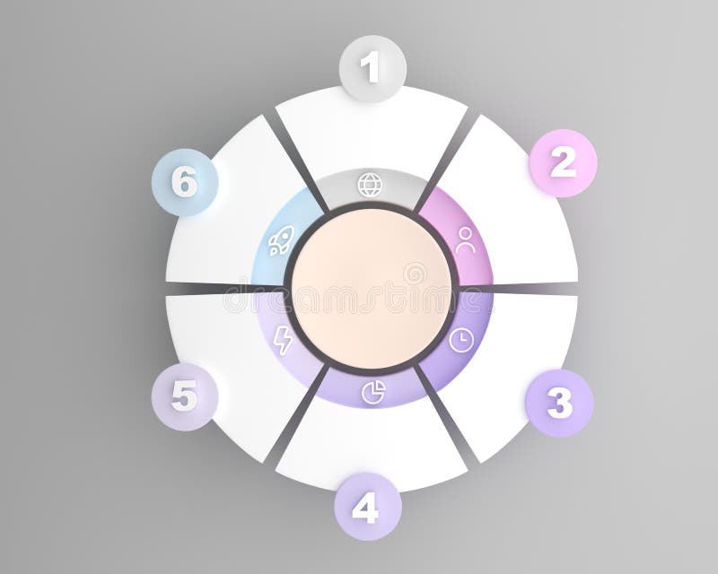 Circle Chart Infographic Template for Presentations, Banner Design for ...