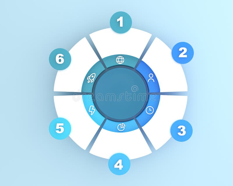 Circle Chart Infographic Template for Presentations, Banner Design for ...
