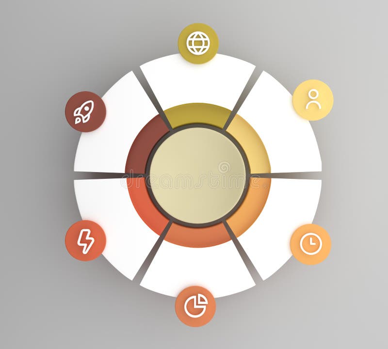 Circle Chart Infographic Template for Presentations, Banner Design for ...