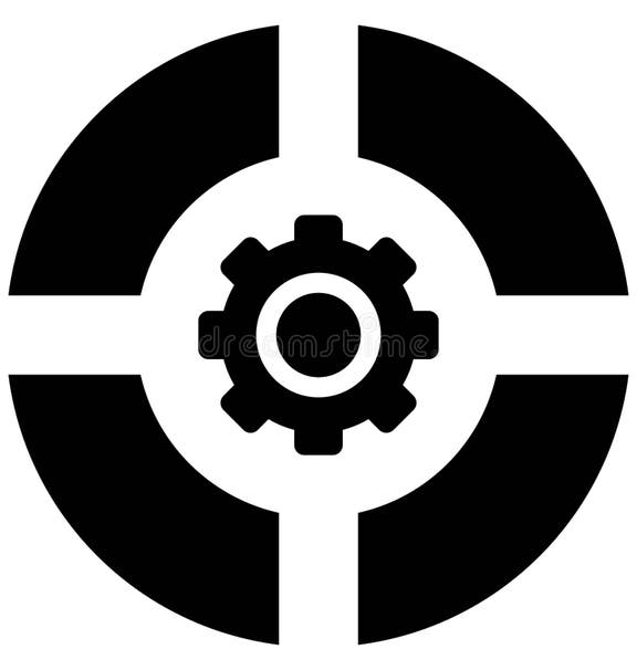 Circle Chart Isolated Vector Icon that Can Be Easily Modified or Edit ...