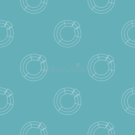 Circle Chart Pattern Seamless Stock Illustration - Illustration of ...