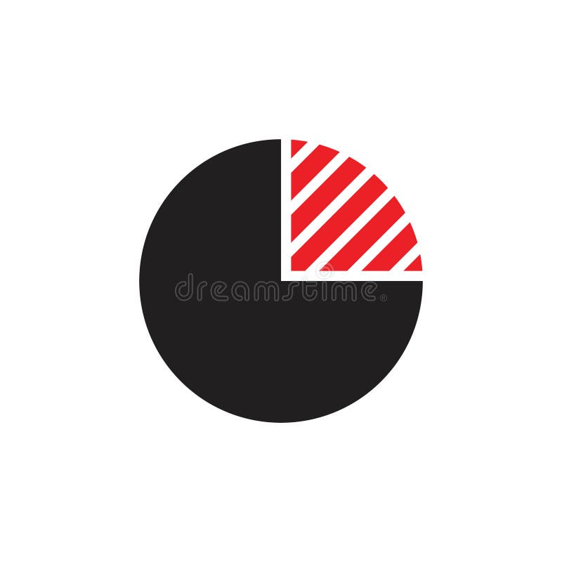 Circle Chart Pie Symbol Decoration Vector Stock Vector - Illustration ...