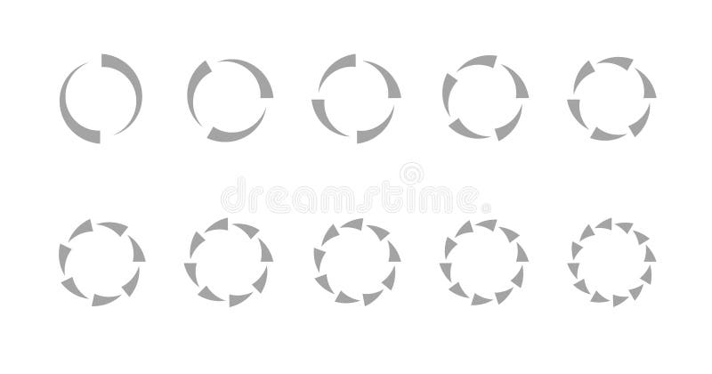 Eight Section Circle Stock Illustrations – 253 Eight Section Circle ...
