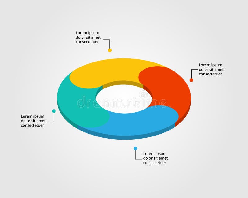 Circle Pie Chart Template for Infographic for Presentation for 12 ...