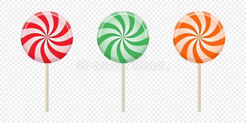 Circle Christmas Candy Cane. Vector Illustration Stock Illustration ...