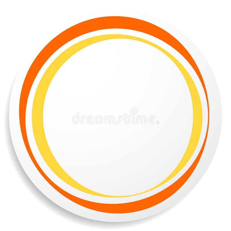 Circle, Circular Badge, Label, Tag and Button Shape with Blank, Empty ...