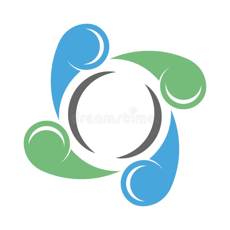 Circle and Circular Logo Icon Design Stock Illustration - Illustration ...