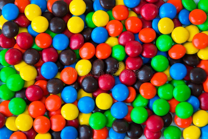 Circle Colorful Chocolates stock photo. Image of candy - 40198766