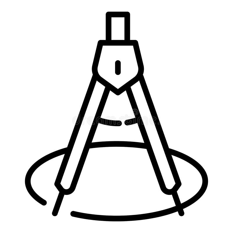 Drafting Compass Drawing Plan Design Circle Stock Illustrations – 913 ...