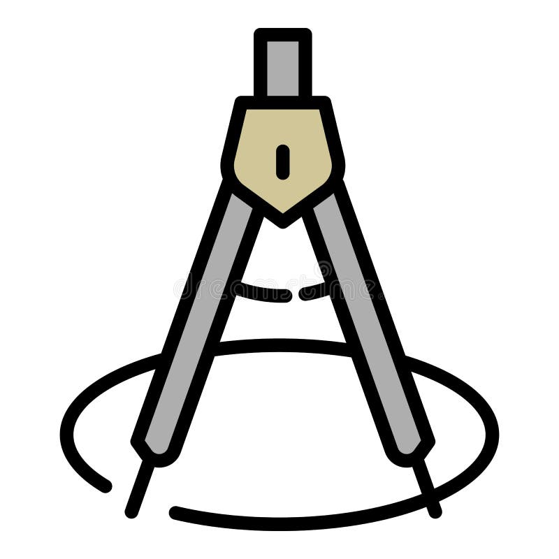 Drafting Compass Drawing Plan Design Circle Stock Illustrations – 913 ...