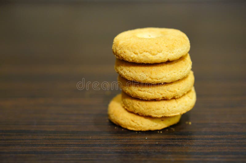 Circle shaped cookies stock photo. Image of wooden, shaped - 45749248
