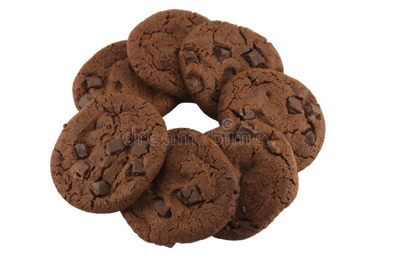 Circle cookies stock photo. Image of white, cookies, plate - 45749266