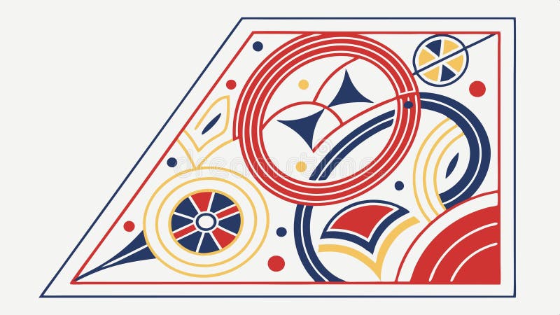 Circle Corner Frame, Geometric Border, Abstract Design and Decorative ...