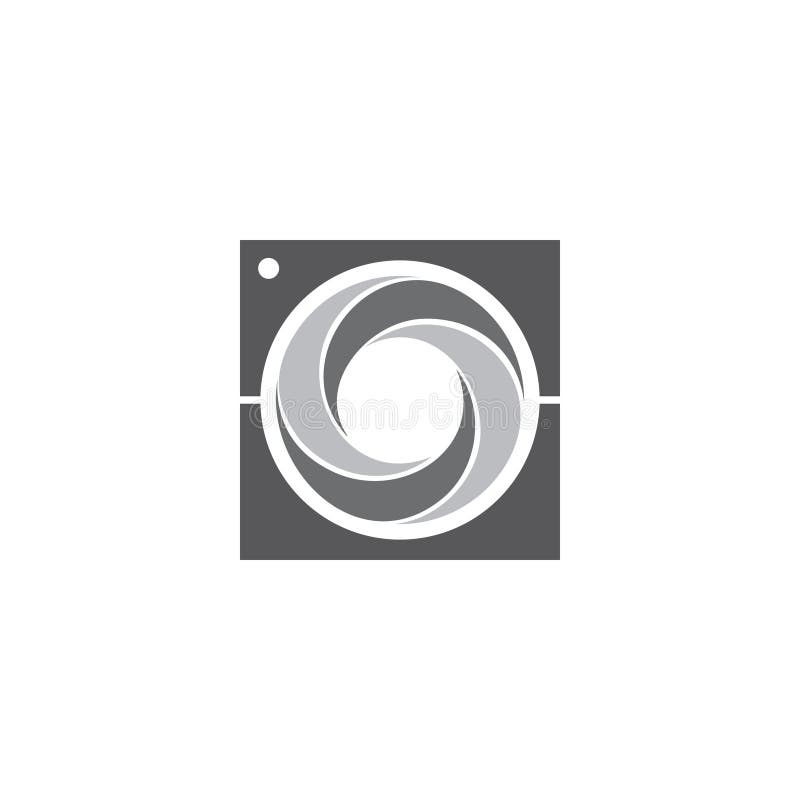 Circle Curves Camera Lens Symbol Logo Vector Stock Vector ...