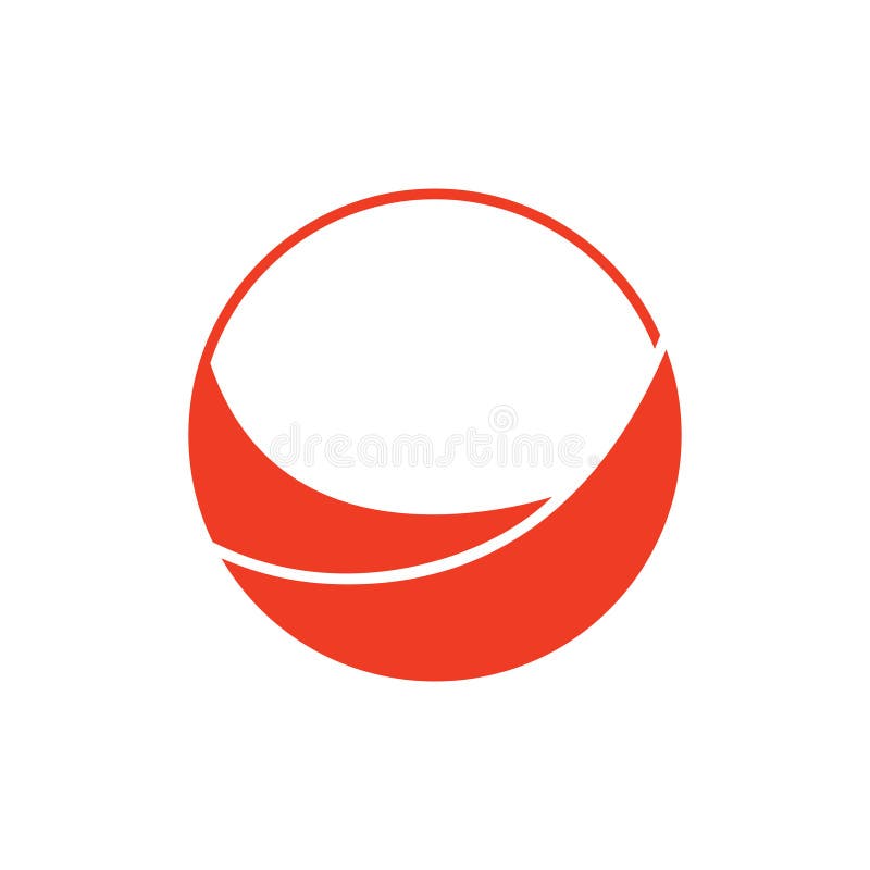 Circle Curves Geometric Simple Motion Logo Vector Stock Vector ...