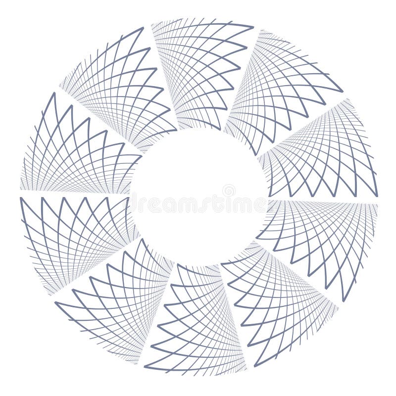 Circle design element. stock vector. Illustration of geometrical - 89336872