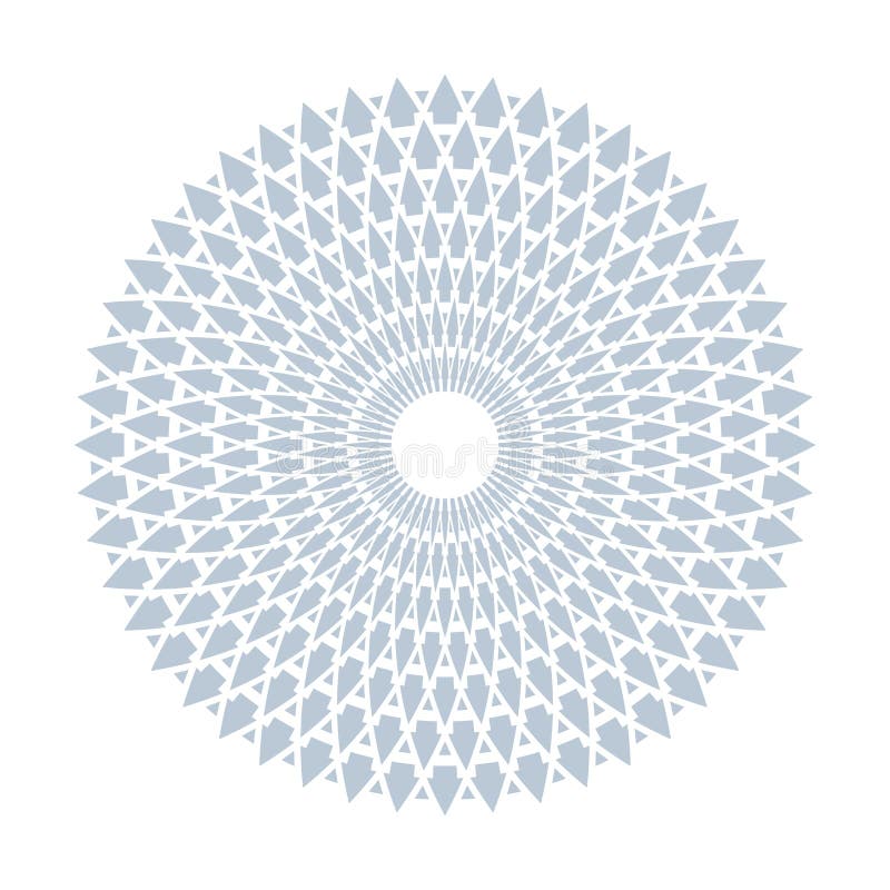 Circle Design Element. Round Geometric Pattern Stock Vector ...