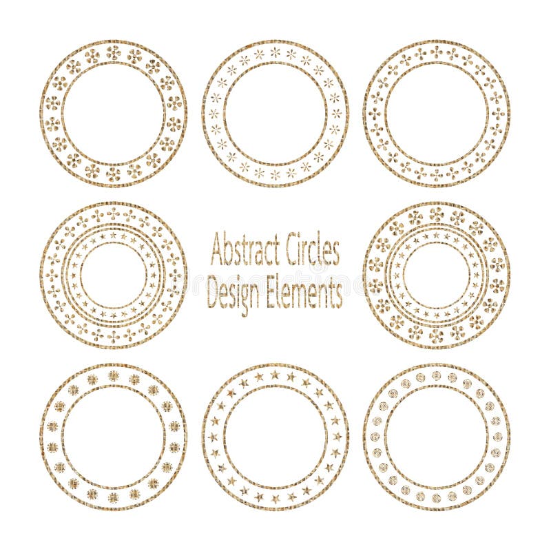 Circle design element stock illustration. Illustration of isolated ...
