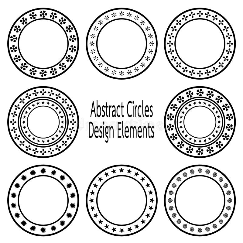Circle design element stock vector. Illustration of circle - 46037436