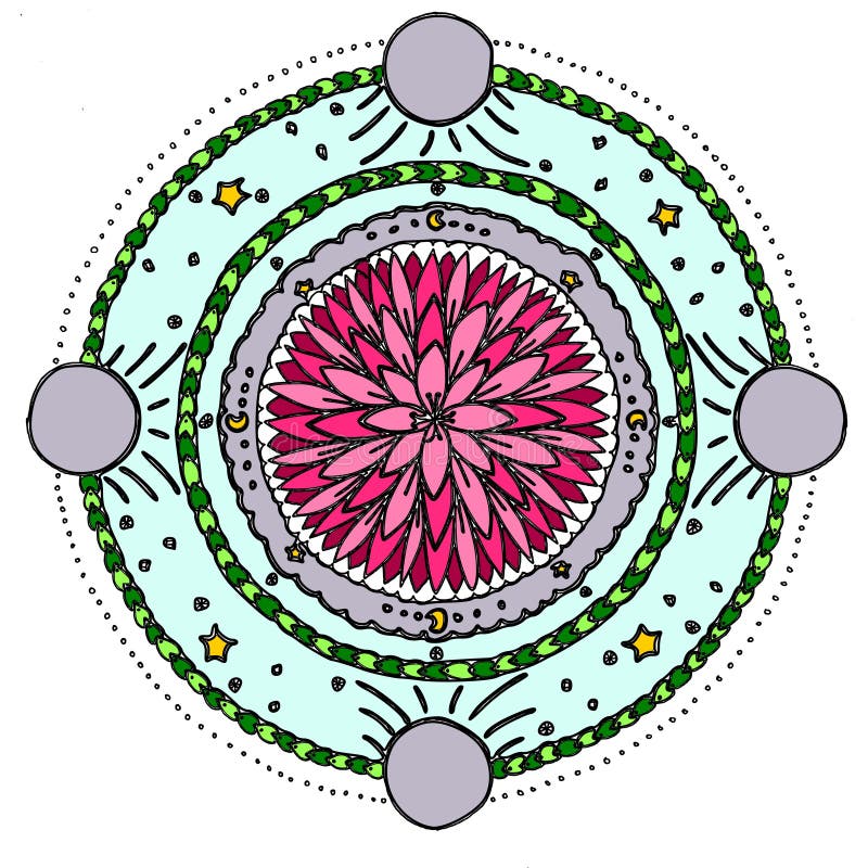 Circle, Design, Line, Pattern Stock Photo - Image of symmetry, graphics ...