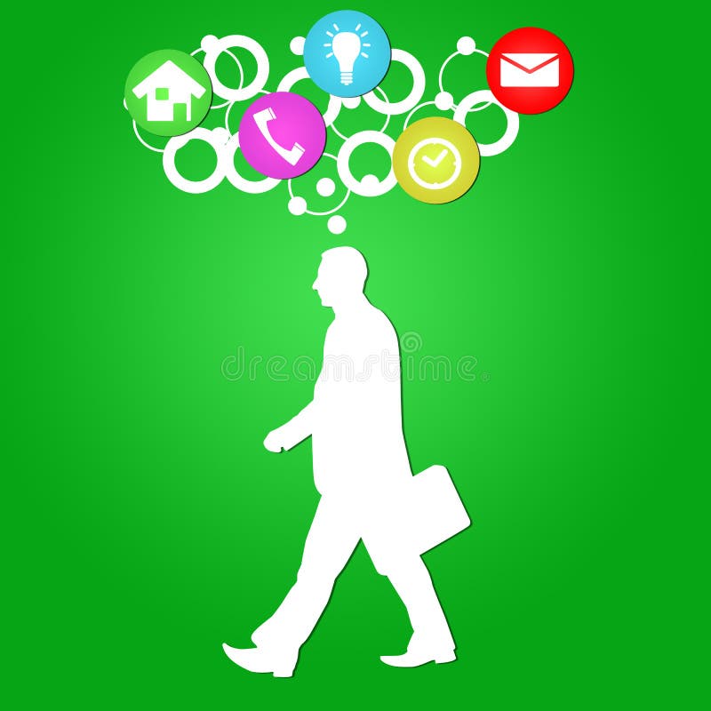 Circle design man stock illustration. Illustration of collection - 45516678