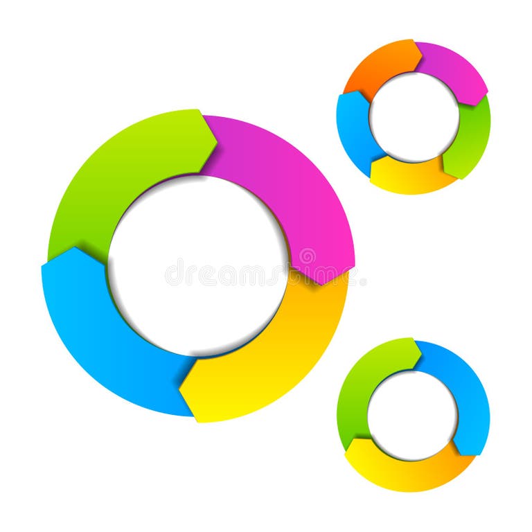 Five Segment Circle Stock Illustrations – 901 Five Segment Circle Stock ...