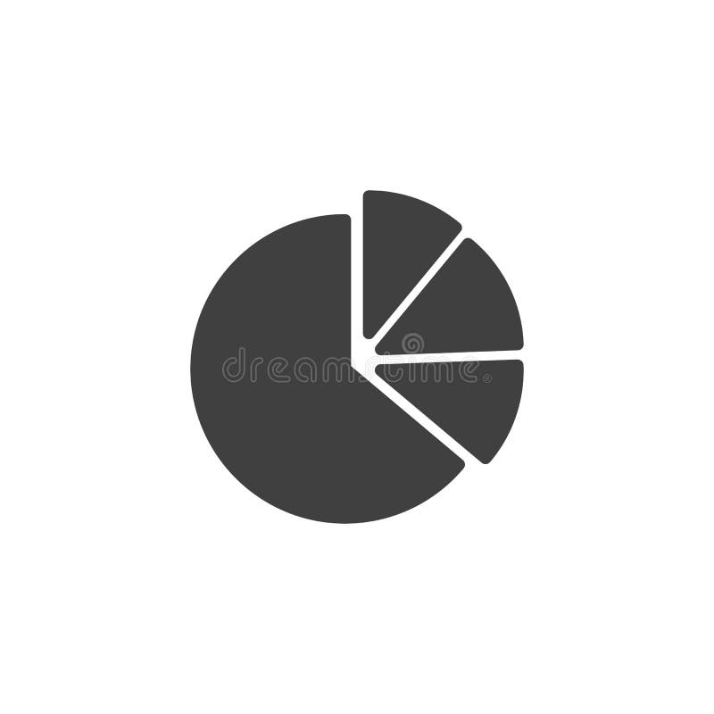 Circle Diagram Chart Vector Icon Stock Vector - Illustration of ...