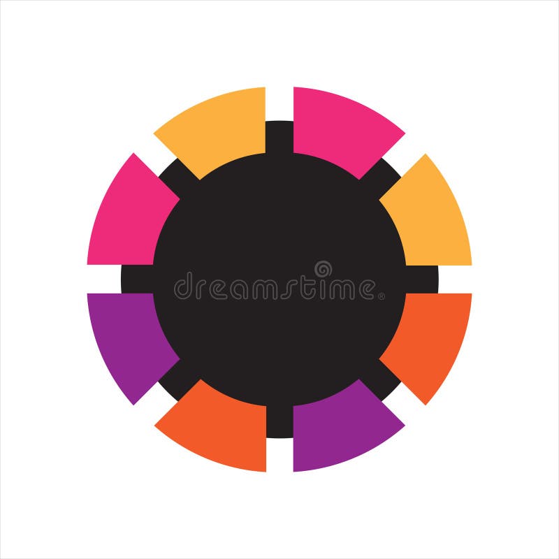 Infographic Circle Chart stock vector. Illustration of vector - 273061233