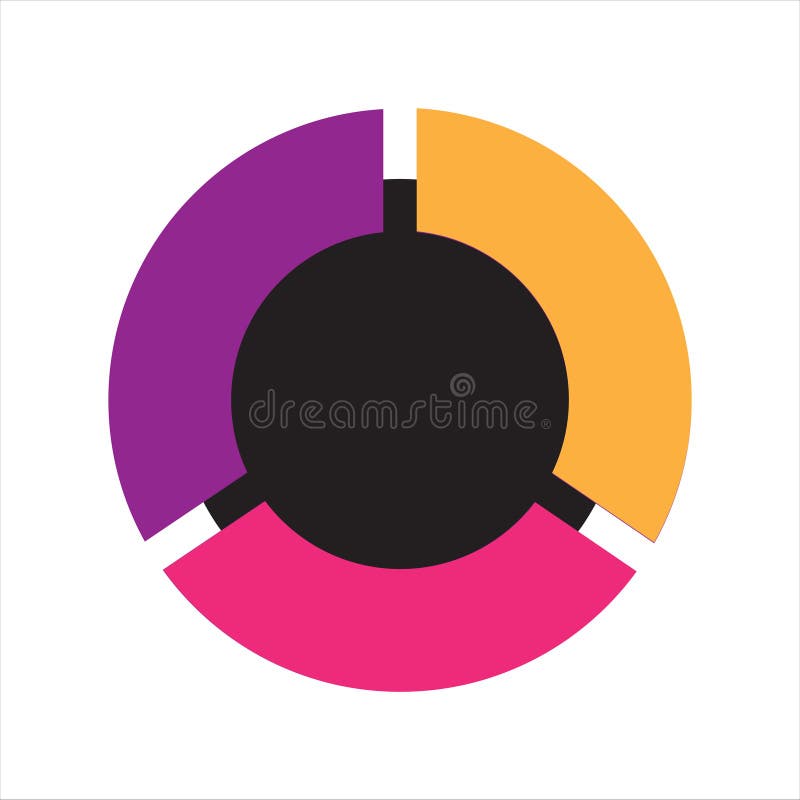 Infographic Circle Chart stock vector. Illustration of icon - 273061246