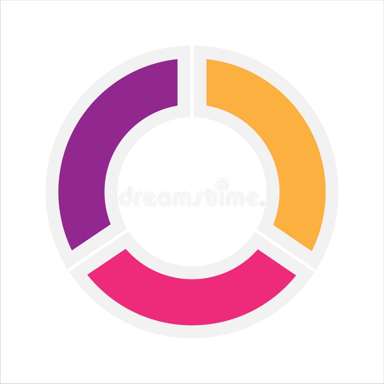 Infographic Circle Chart stock vector. Illustration of upload - 273061248