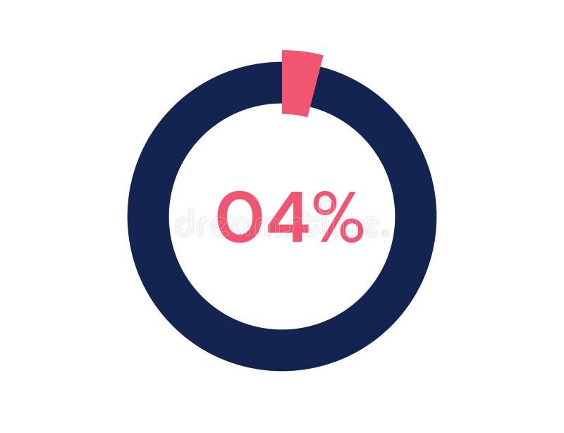 4 Circle Diagrams Infographics Vector, 4 Percentage Ready To Use for ...