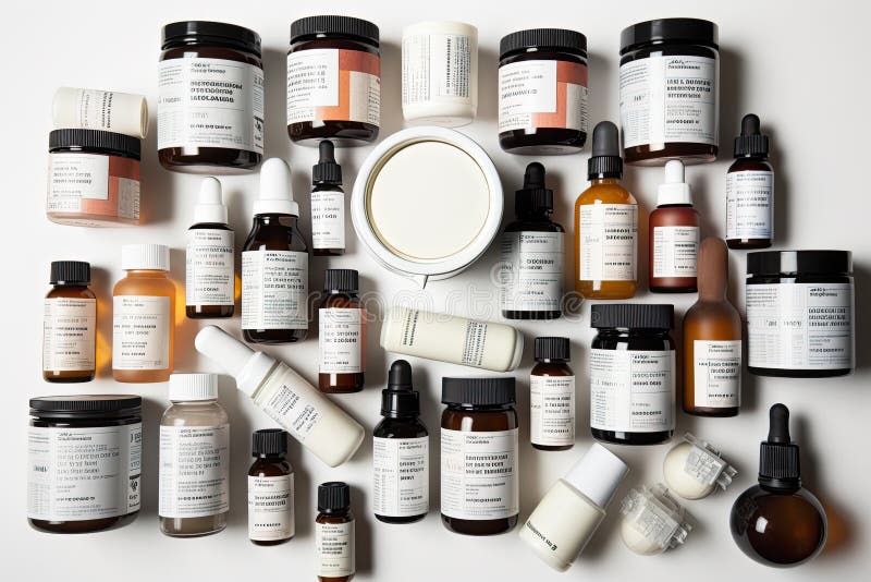 Circle of Different Medical Products. Generative Ai Stock Illustration ...