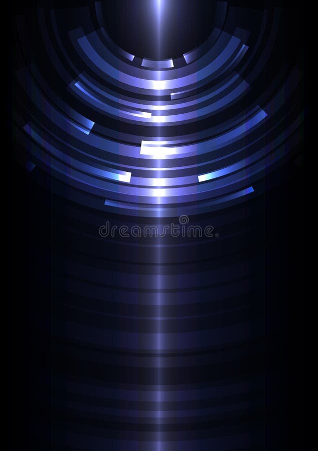 Circle Digital Abstract Layer Background Stock Vector - Illustration of ...