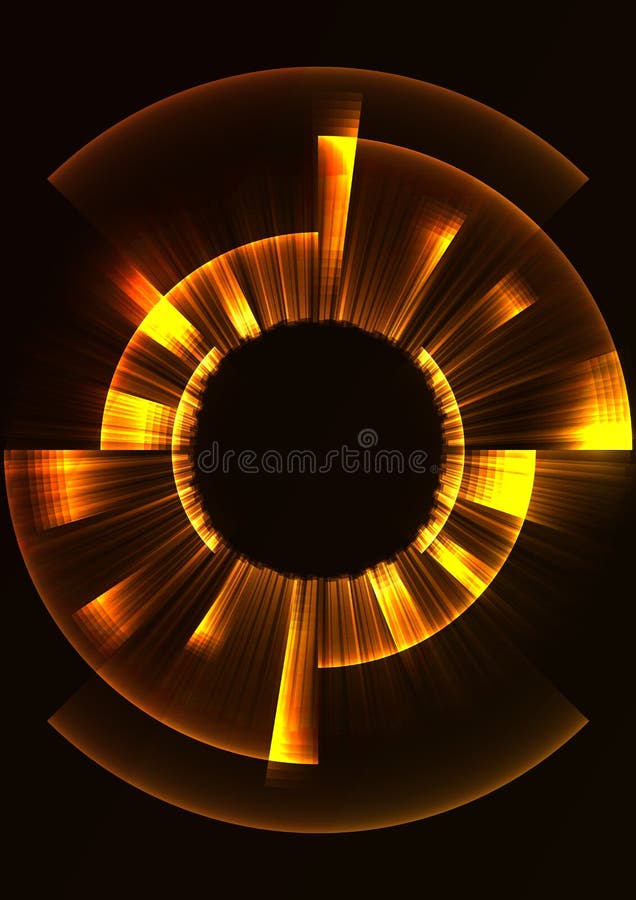 Circle Digital Pixel Abstract Background Stock Vector - Illustration of ...