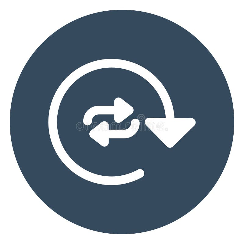 Circle, Direction Isolated Vector Icon Which Can Be Easily Modified or ...