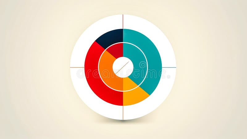 Circle Divided Pieces Stock Illustrations – 127 Circle Divided Pieces ...