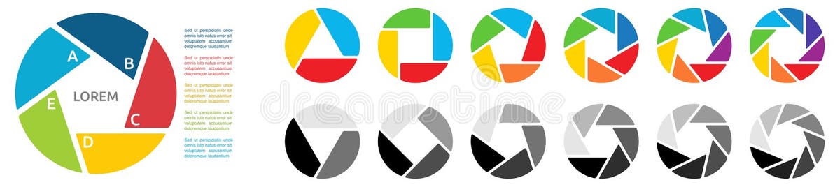 Nine Segments Vector Stock Illustrations – 87 Nine Segments Vector ...