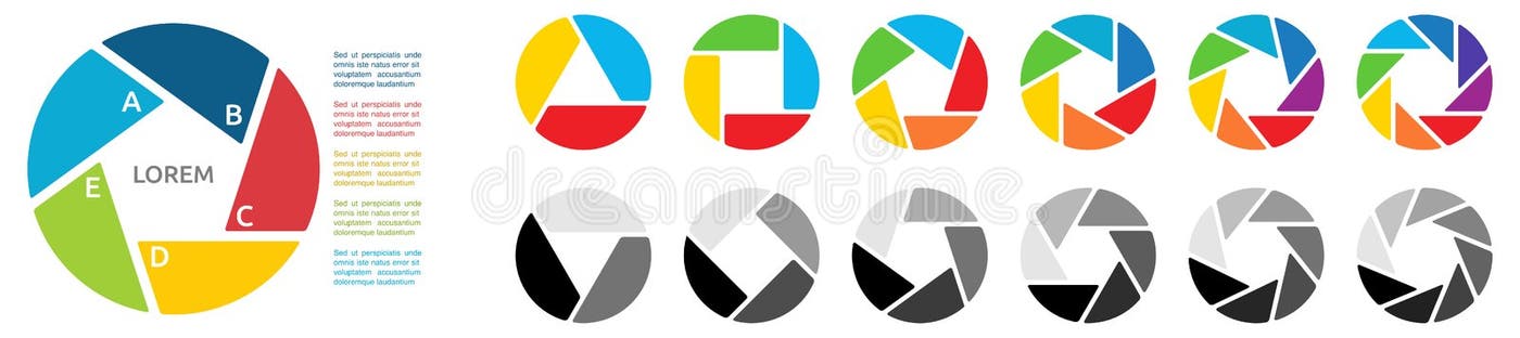 Circle Nine Segments Stock Illustrations – 87 Circle Nine Segments ...