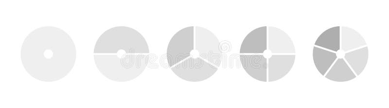 Circle Division Equal Parts. Set of Wheel Diagrams with One, Two, Three ... Circle Division Equal Parts. Set of Wheel Diagrams with One, Two, Three ...