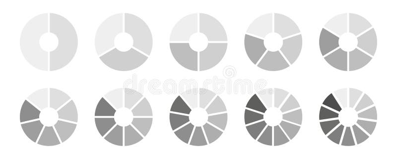 Circle Division on Equal Parts. Wheel Divided Diagrams with Segments ... Circle Division on Equal Parts. Wheel Divided Diagrams with Segments ...