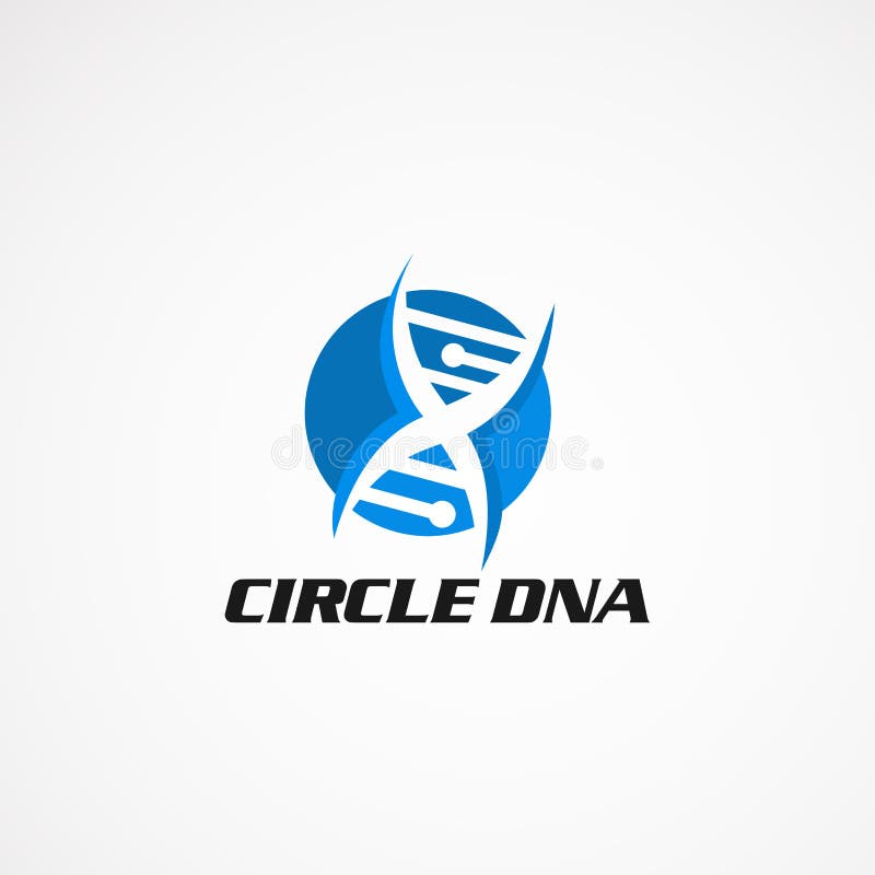 Circle DNA Logo Design Element, Icon, and Template for Company Stock ...
