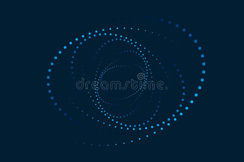 Circle Dot Halftone Round Dotted Frames. Design Element for Frame, Logo ...