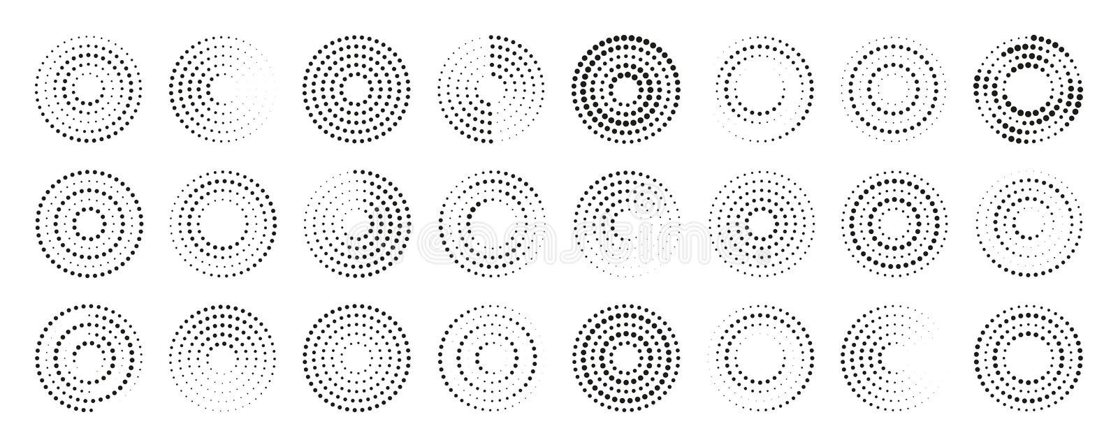 Half Tone Patterns Stock Illustrations – 611 Half Tone Patterns Stock ...