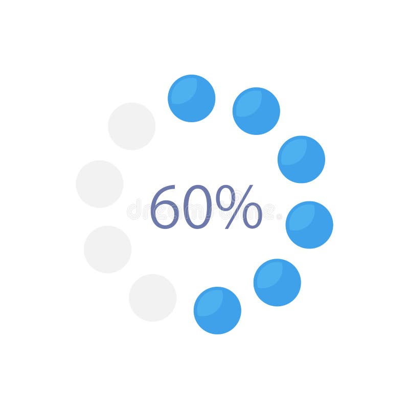 Circle Dot Pot Infographic Chart Design Template Stock Vector ...