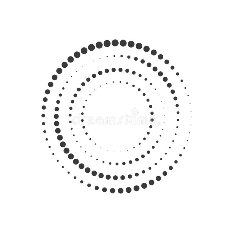 Circle dot symbol stock vector. Illustration of vector - 397509490