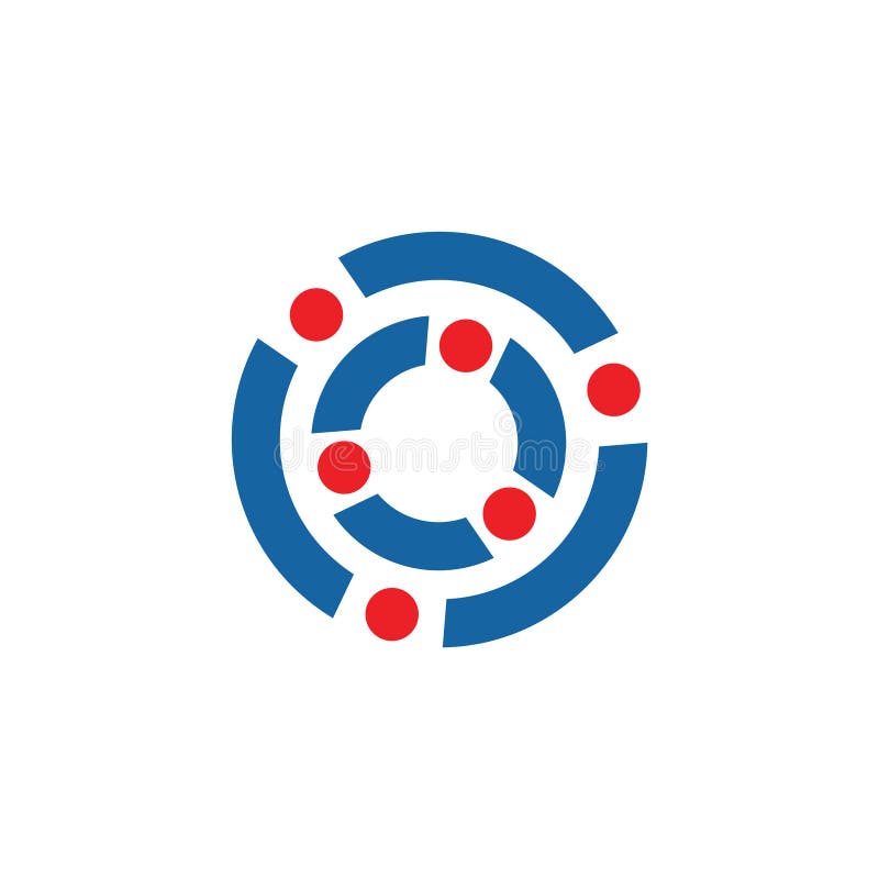 Circle Dots Dart Target Geometric Design Logo Vector Stock Vector ...