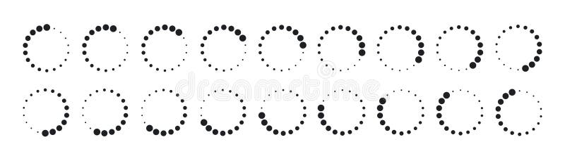 Half Circle Loading Stock Illustrations – 233 Half Circle Loading Stock ...