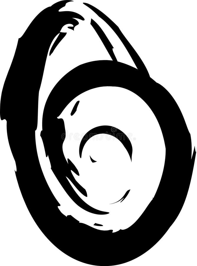 Circle Drawing Doodle stock vector. Illustration of graphic - 309784358